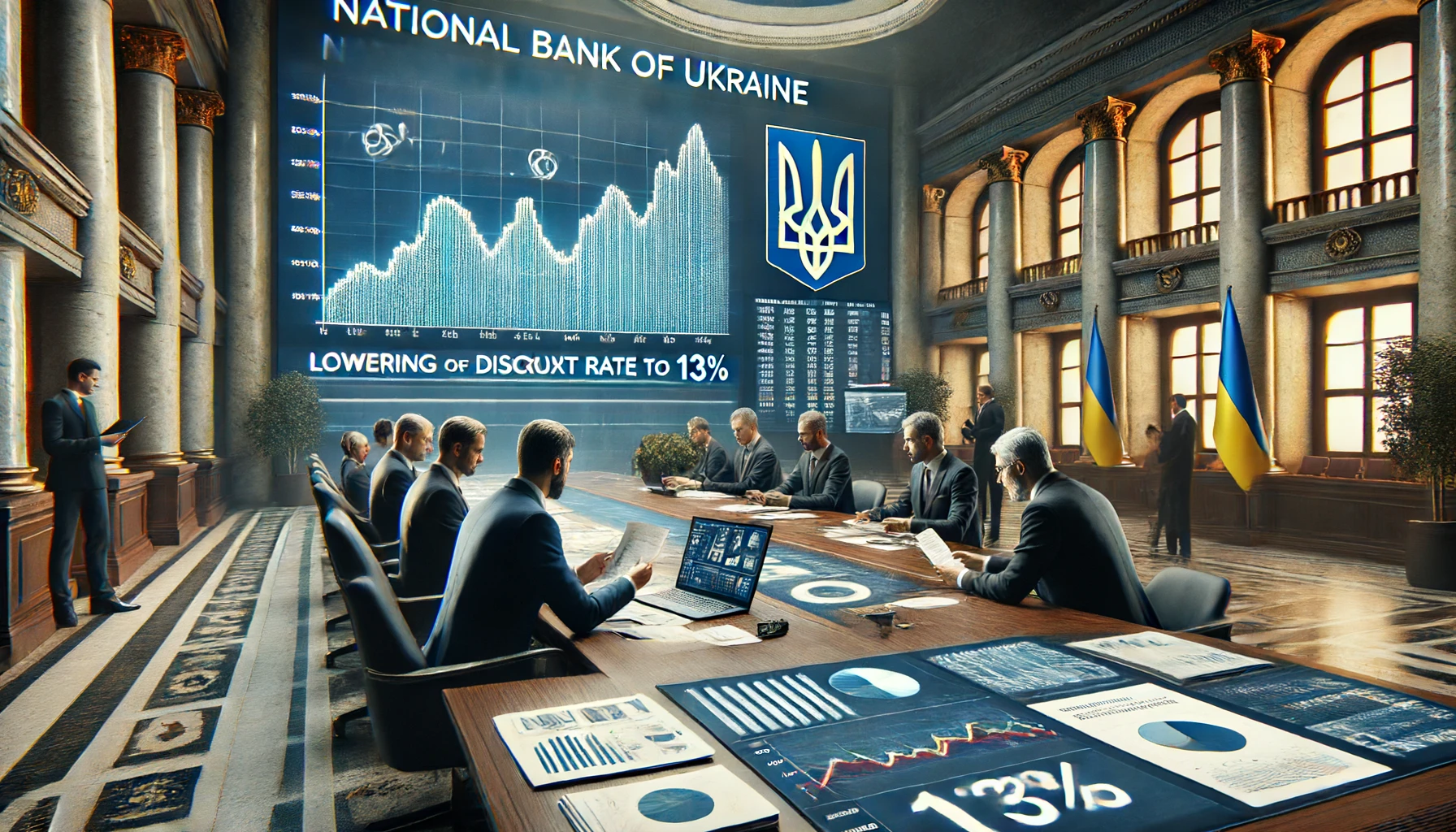 The National Bank of Ukraine Lowers Discount Rate to 13% - GTInvest
